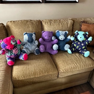 Memory Teddy Bear Keepsake Plush Sewing Pattern & VIDEO Tutorial ...