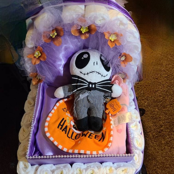 Luxery Diaper Cake, Baby Shower Gift, Stroller, Carriage, Beige, Tan ...