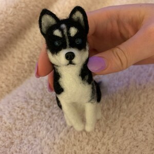 Custom Pet Portrait Felted Dog Miniature Felted Pet Portrait - Etsy