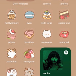 Kitty Bakery App Icon Set Kawaii Aesthetic for Android IOS Tablet ...