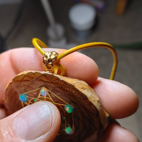 Big Copper Bails Large Hole Kumihimo Bails Antique Copper Tierracast ...