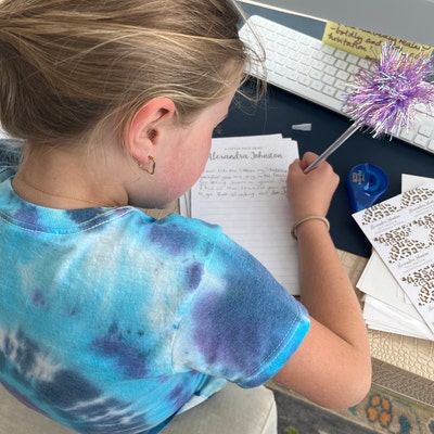 Girls Letter Writing Set Letter Writing Kit Girls Stationery Girls Gift ...