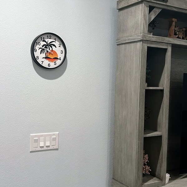 Astronaut in Space Wall Clock - Celestial Timepiece, Silent Operating ...