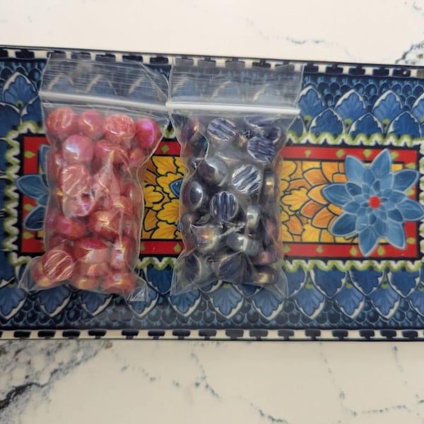 100+ MINI Glass Gems, Miniature Vase Fillers, Clear Glass Gems, Small ...