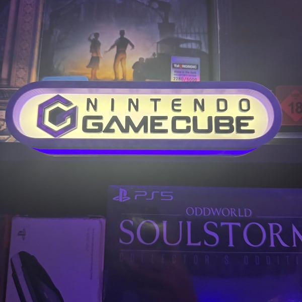 Illuminate Your Space With the Nintendo Gamecube Logo LED Sign - Etsy