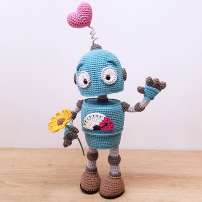 Crochet Pattern for Robot Mike the Toy, PDF English, Amigurumi - Etsy