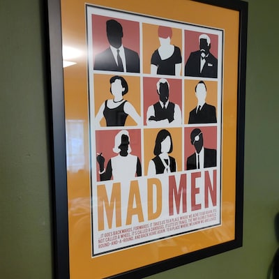 Mad Men Illustrated Poster Art Print - Etsy