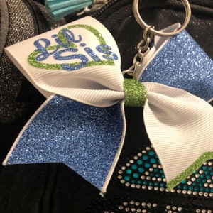 STREAMERS Cheer RIBBON Bows Cheer Squad Bows With Text Cheer - Etsy