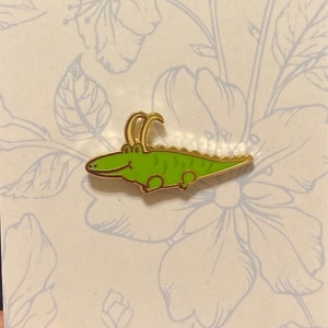 Mini Gator Loki Pin - Etsy