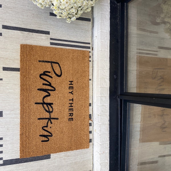 Doorbell Broken Welcome Mat Hand Painted, Custom Doormat Cute Doormat ...