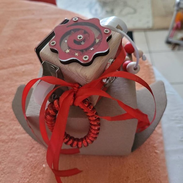 Student Cute Gift Handmade Wooden Robot , Sculpture, Quirky Decor ...