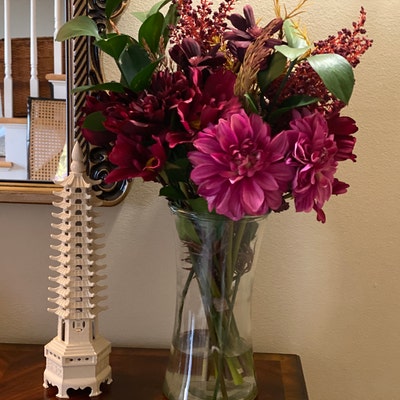 Pink Fu Dog Foo Dog Chinoiserie Statues A Pair Asian Home Decor ...