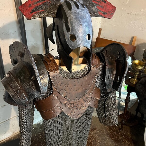 Larp Viking Armor. Leather Armor for a Celtic, Barbarian, Pagan or ...