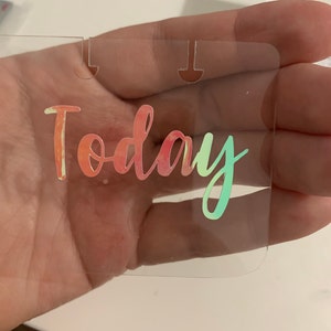 Mini Happy Planner Pouch Skinny Mini Clear Sticker Storage | Etsy