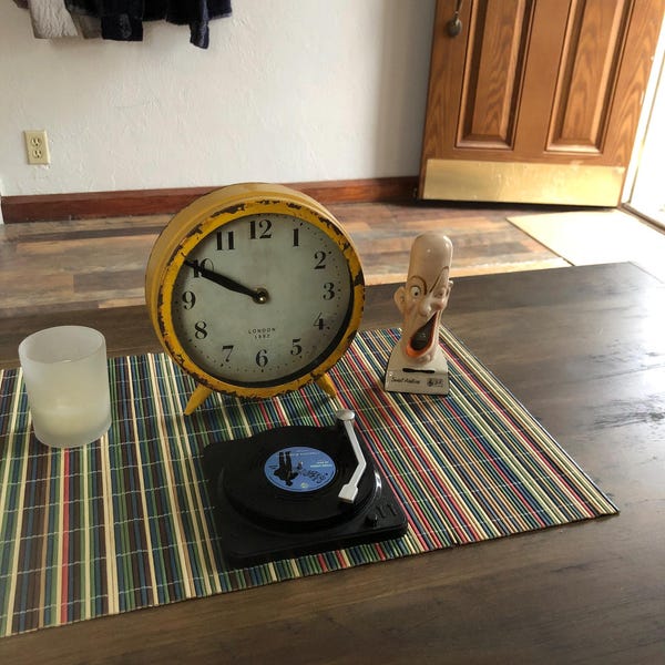 Antique 19th C. Cast Iron Mechanical Jester / Humpty Dumpty Coin Bank ...