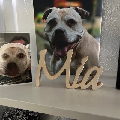 Self Standing Custom Signs Tabletop Wood Sign Home Decor Letters 4 to 8 ...