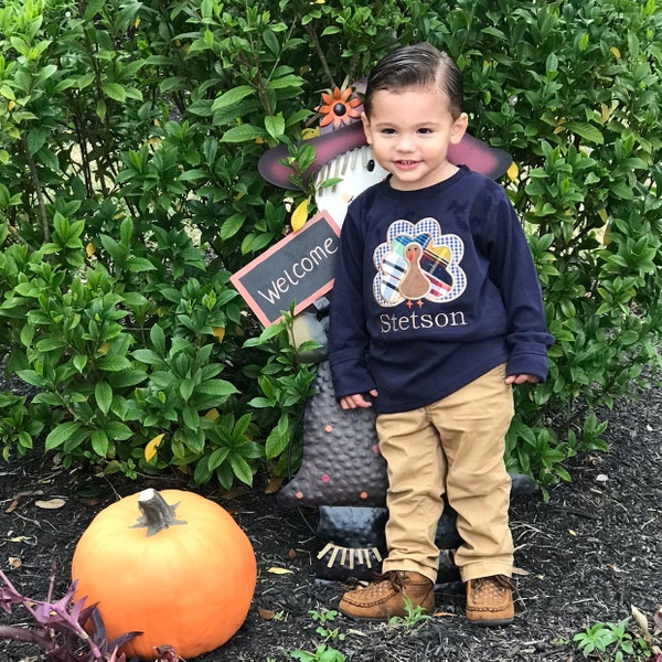 Toddler Turkey Outfit - Boys Thanksgiving Set - Boys Thanksgiving T ...