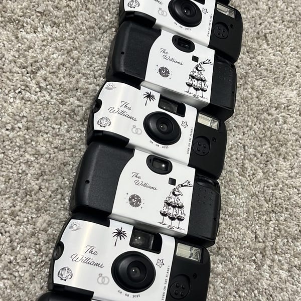 WRAP ONLY - Custom Kodak Disposable Camera Wrap - Invitation - Custom ...