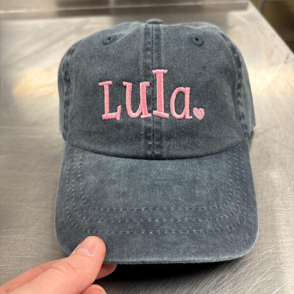 Monogrammed Hat, Embroidered Hat, Distressed Hat, Personalized Hat ...