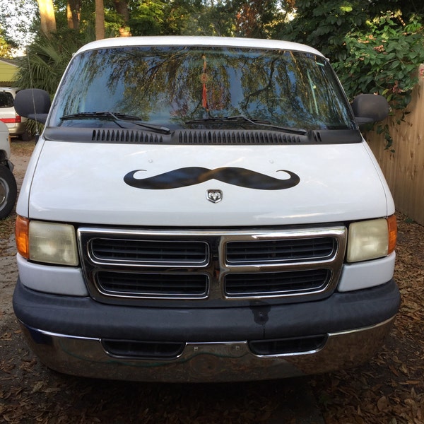 Mustache for Truck ~ Auto, Wall or Window Decal - Etsy