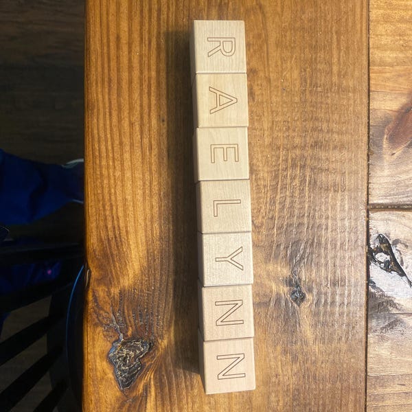 Custom Name Blocks | Personalized Blocks, Personalized Baby Name Blocks ...