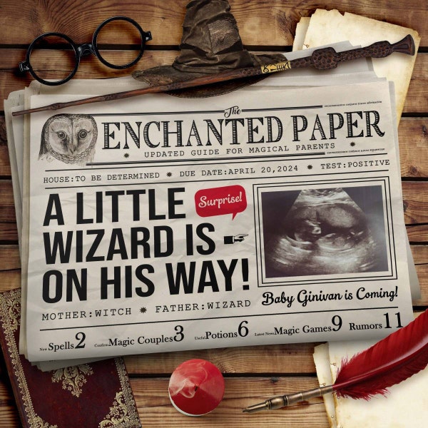 A Little Wizard is on the Way, Social Media Pregnancy Announcement ...