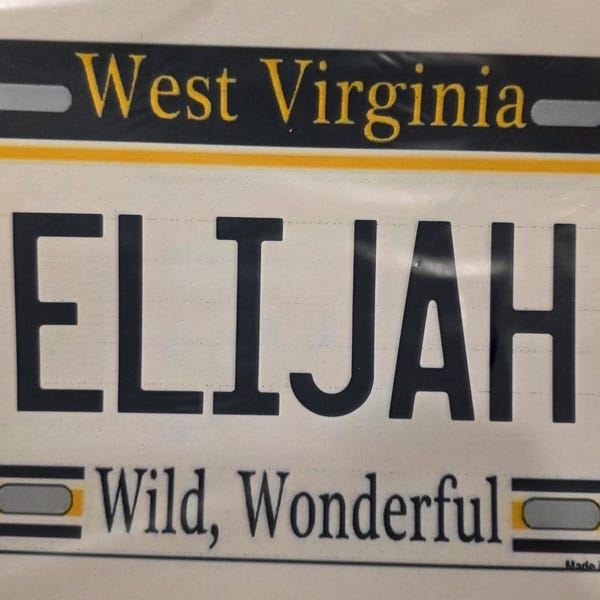 Custom License Plate Edible Cake Topper Image, License Plate Edible ...
