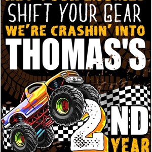 4 Wheeler Quad ATV Birthday Party Invitation Boys DIY - Etsy