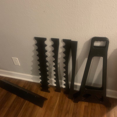 2 Fishing Rod Pole Reel Folding Holder Gunwale Boat Rack Bungee Low ...