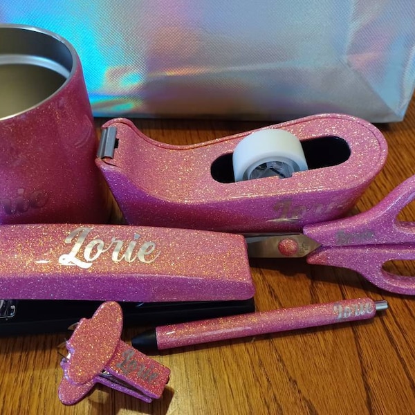 Glittered Computer Mouse, Personalized Wireless Mouse, Custom Computer ...