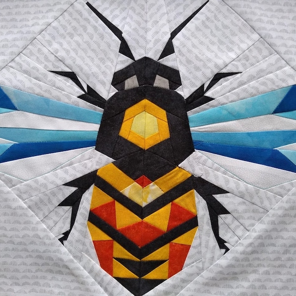 Bee Quilt Pattern / PDF Pattern / Foundation Paper Piecing / FPP ...