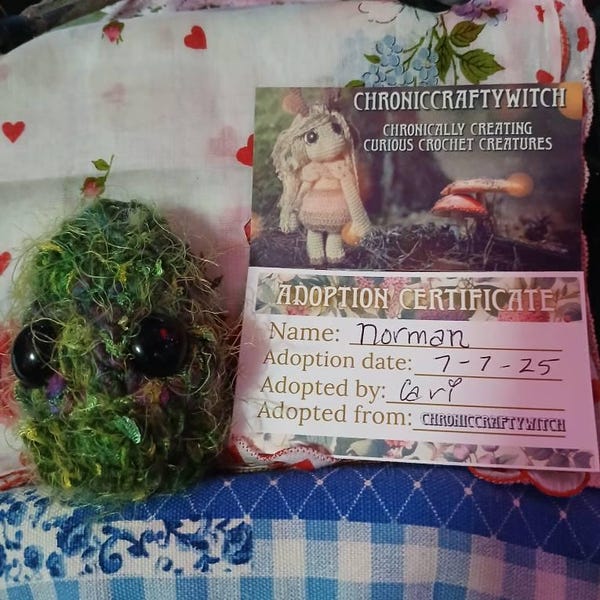 Kitten Inspired Alien Gremlin Amigurumi Plush Sculpture - Etsy