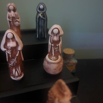 Norns Statue Goddess Norns Figurine Wyrd Verdandi Skuld Are Deities in ...