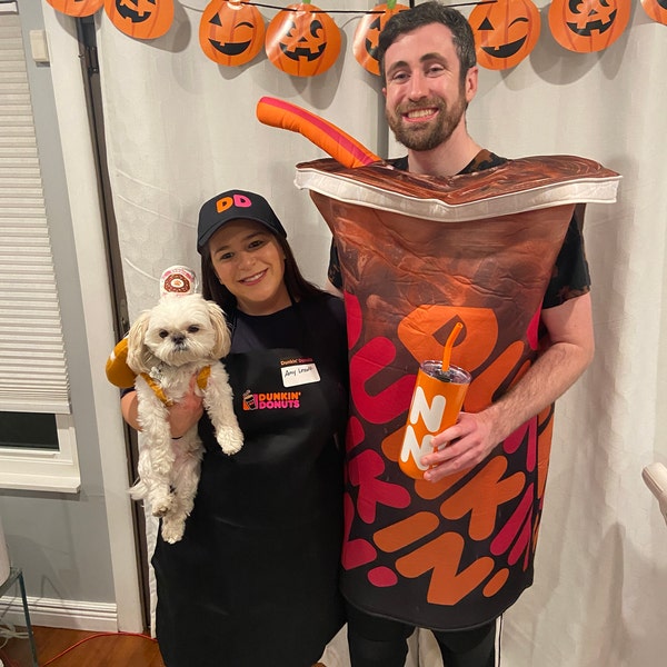 ADULT | TEEN | Dress up Set - Dunkin' Donuts Apron, Hat, and 2 Name ...