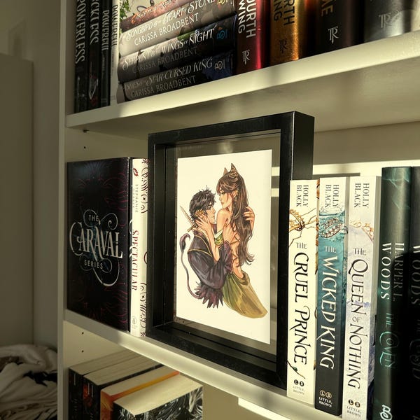 THE CRUEL PRINCE Jude Duarte Cardan Jurdan Bookart Illustration Print ...