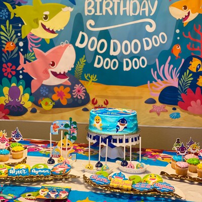 Shark Cake Pops, 12 Cake Pops, Individually Wrapped, Birthday, Baby ...