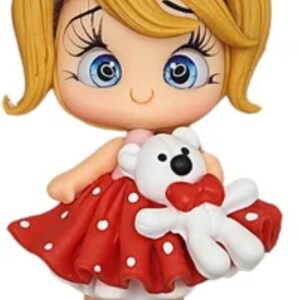 Princess Clays for Bows Clay Bow Center Clay Doll Clay - Etsy