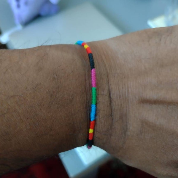 Double Diamond Aztec Friendship Bracelet - Etsy