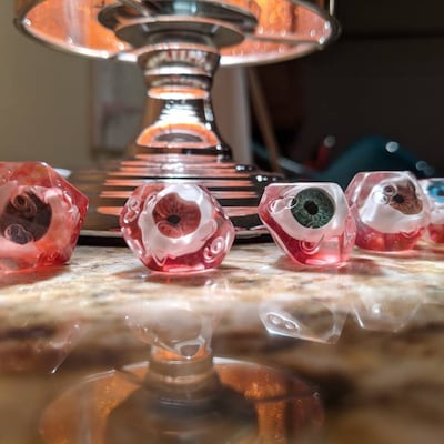 One of Kind, Handmade Eyeball Dice. - Etsy