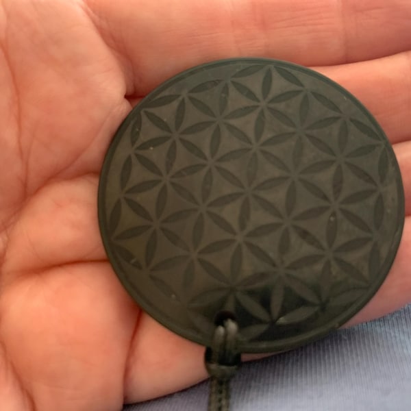 Shield of David - Necklace Made of Rare Stone Shungite - EMF Protection Rock - Etsy