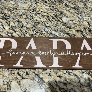 Papa Fathers Day Gift Papa Sign Gift for Papa Rustic Sign for Papa Gift ...