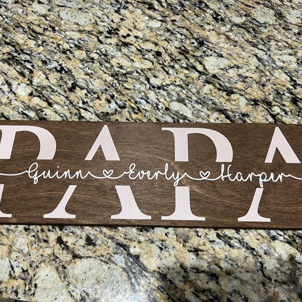 Papa Fathers Day Gift - Papa Sign - Gift for Papa - Rustic Sign for ...