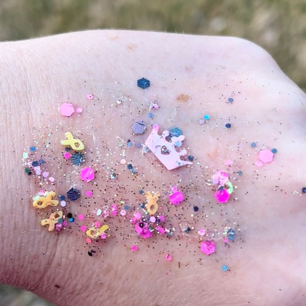 Charmer Hot Pink Chameleon Color Changing Shift Chunky Poly Glitter Mix ...