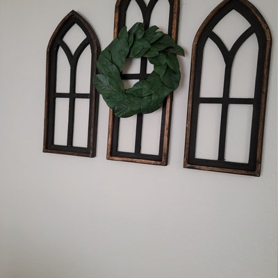 Black Wood Cathedral Style Arch - Etsy