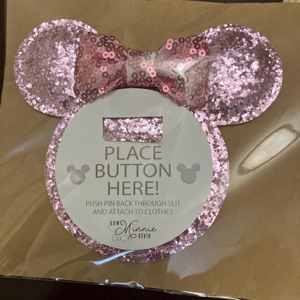 Button Accessory Glitter Classic - Etsy