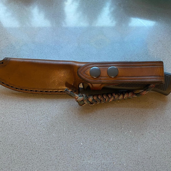 Leather Sheath for Cold Steel Recon Tanto, Handmade, Recon Tanto Sheath ...