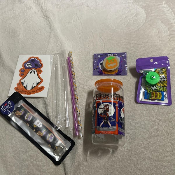 Spooky Cute Ghost Key Fob/flower Ghosts Key Fob/halloween Key Fob/ghost ...