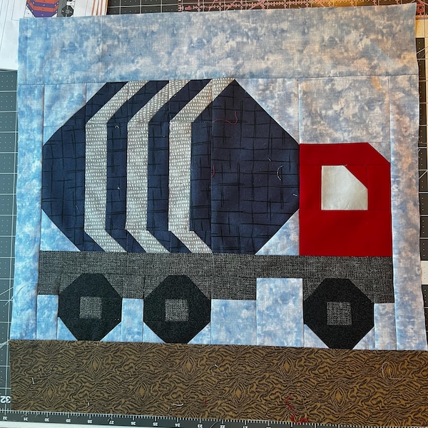 PDF Quilt Block Pattern Hay Wagon Christmas Edition Vehicle Quilt - Etsy