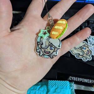 Big Man Deep Cut Splatoon 3 Phone Charm Strap Keychain - Etsy