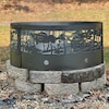 Fishing Hole Fire Pit Ring, 16" Tall, Heavy Duty, Gift for Fisherman ...